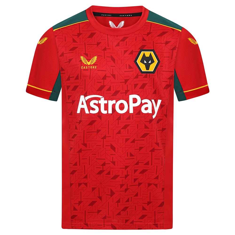 Camiseta Wolverhampton Visitante Niño 2023-2024 | Fútbol de pie profesional