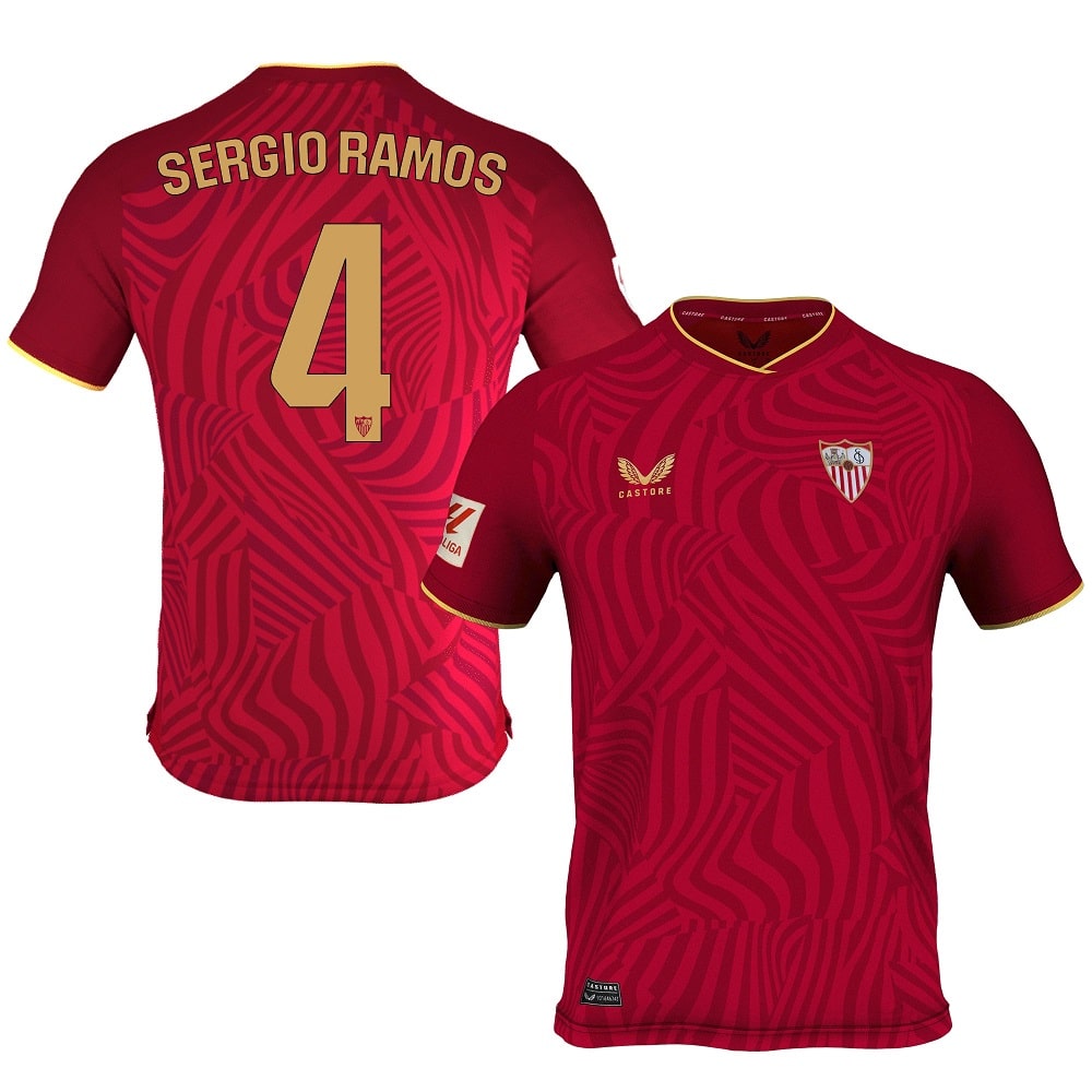 Maillot Enfant FC Seville Exterieur 2023 2024 Sergio Ramos | FSPRO
