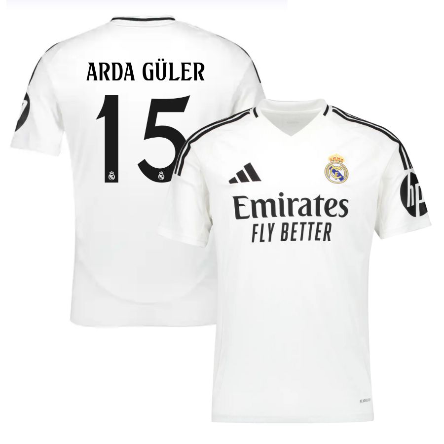 Real Madrid Jersey 2024 2025 Home Arda Güler | Foot Soccer Pro Real Madrid Jersey 2024 2025 Home Arda Güler | Foot Soccer Pro