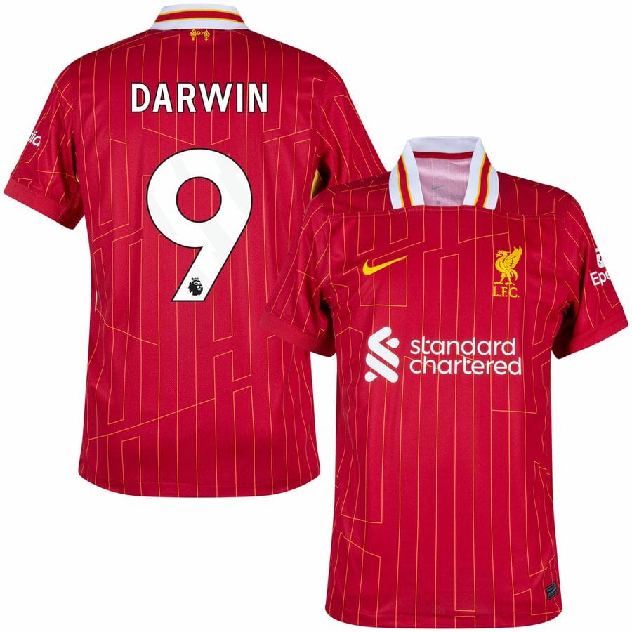 Maillot Liverpool Domicile 2024 2025 Darwin | Foot Soccer Pro Maillot Liverpool Domicile 2024 2025 Darwin | Foot Soccer Pro