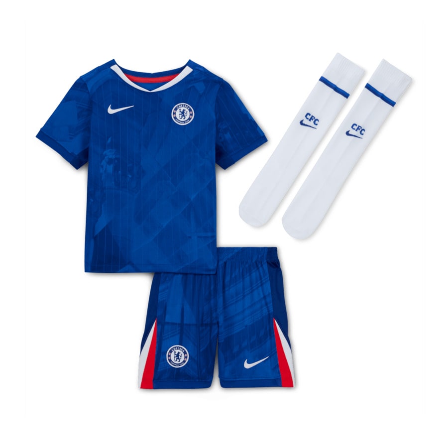 Chelsea Home Kids Kit Shirt 2025 2026 | Foot Soccer Pro