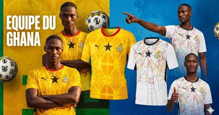 Découvrez les Nouveaux Maillots du Ghana | Foot Soccer Pro